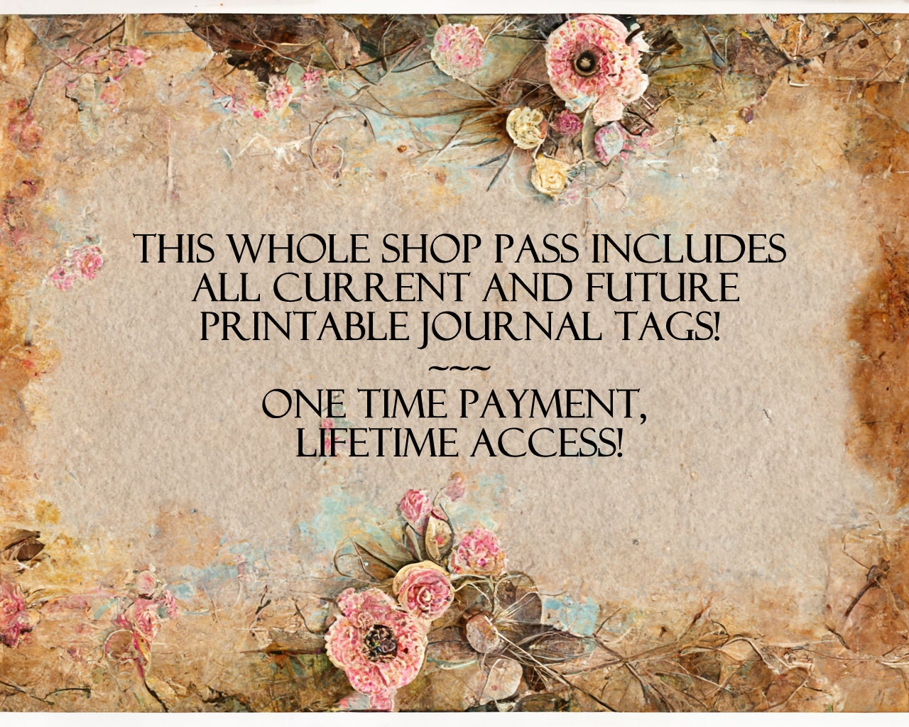 200 Printable Junk Journal Tags Junk Journal Kit Junk - Etsy