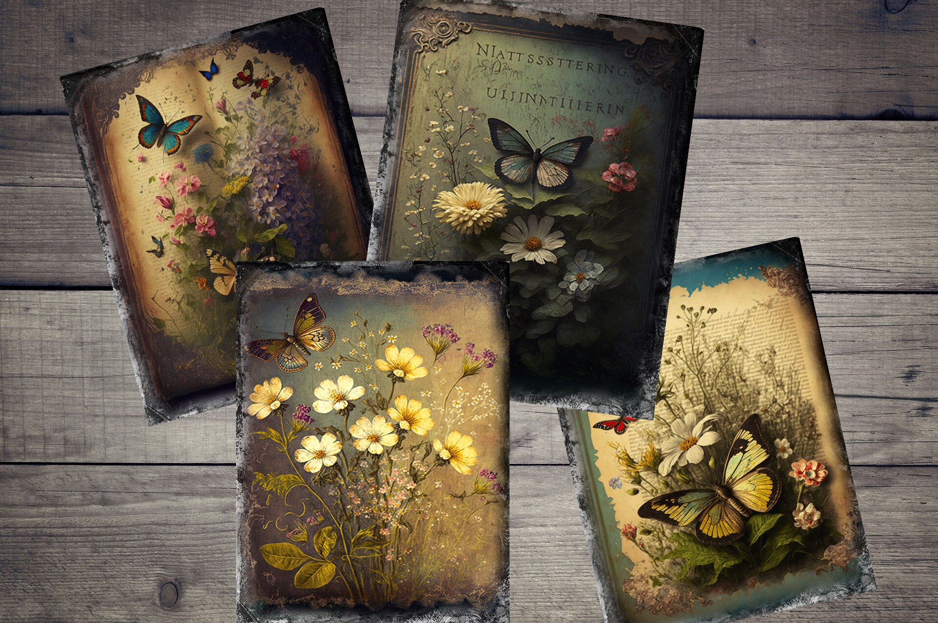 Secret Garden Junk Journal Kit Junk Journal Supplies Junk - Etsy