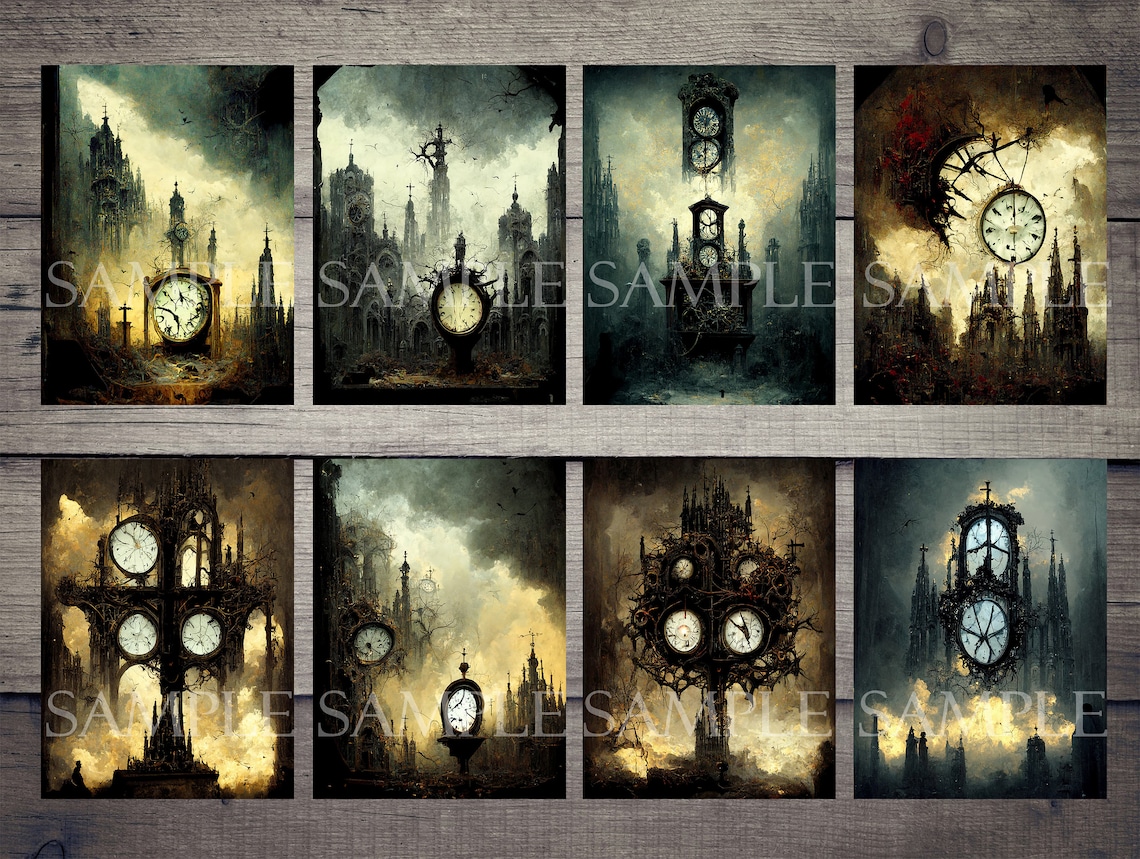 Hands of Time Printable Journal Pages Scrapbooking Pages - Etsy