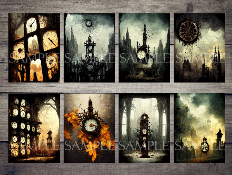 Hands of Time Printable Journal Pages: Ephemera, Scrapbook (digital ...