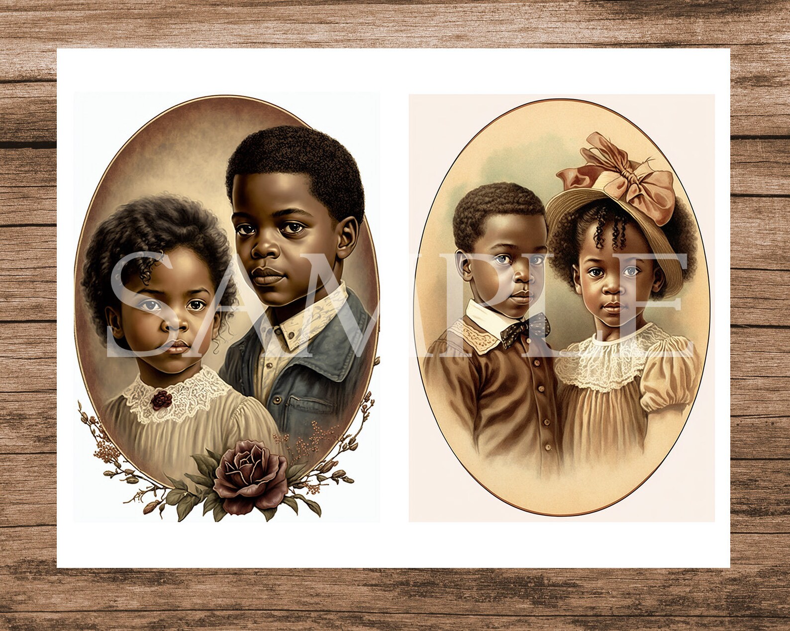 Vintage African American ATC Cards: Printable Ephemera (digital ...