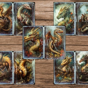 Dragons Journal Pages, Junk Journal Kit, Scrapbooking, Printable Papers ...