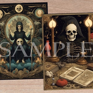 Esoteric Printable Papers, Occult Journal, Junk Journal Kit, Ephemera ...