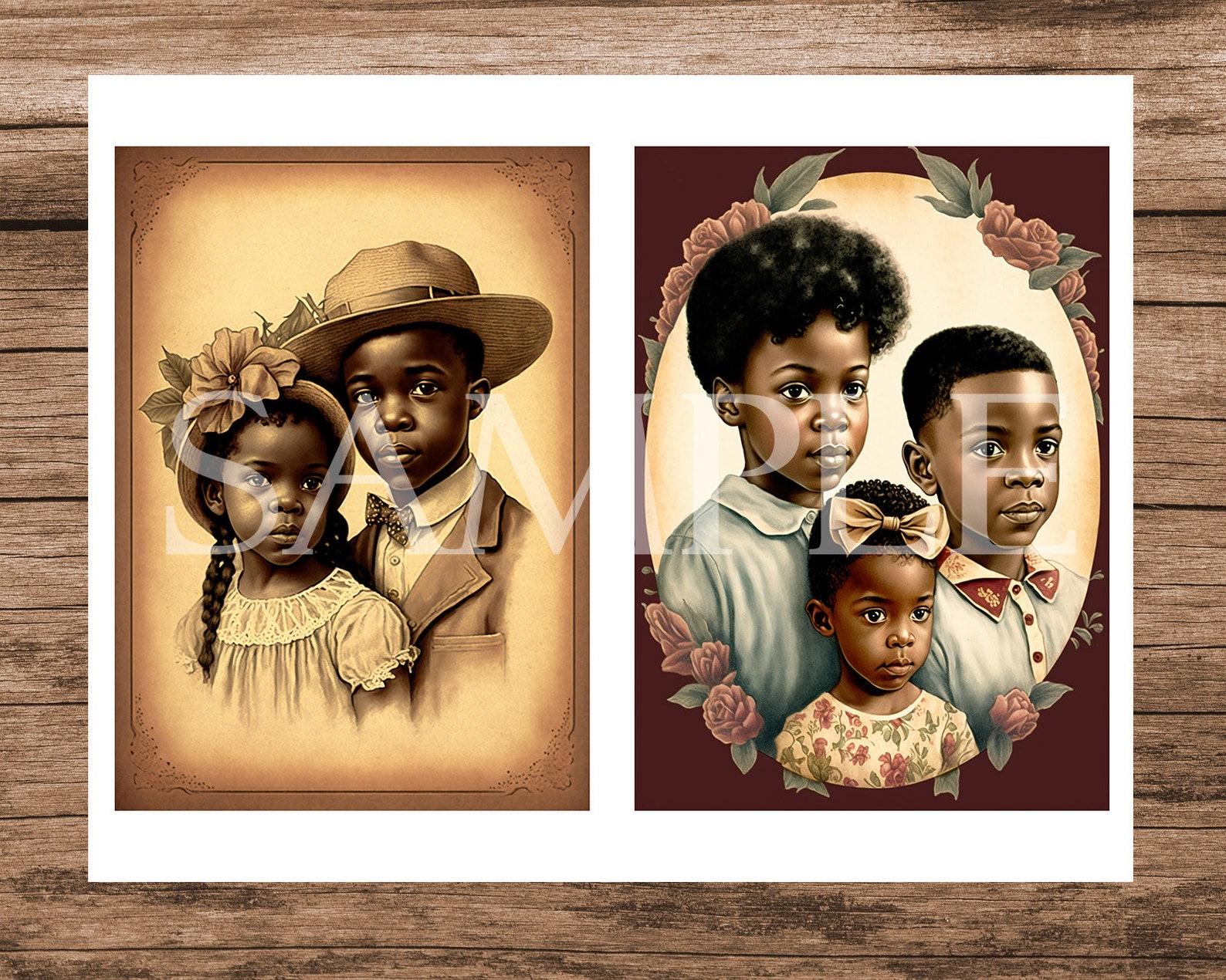 Vintage African American ATC Cards: Printable Ephemera (digital ...