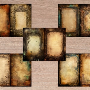 Mystical Journal Pages, Junk Journal Kit, Scrapbooking Pages, Junk ...