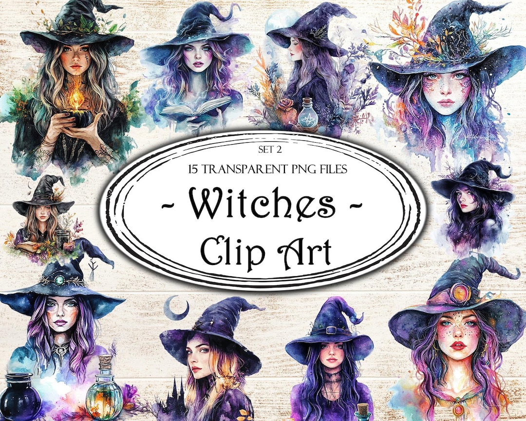 Witches Clip Art, PNG Files, PNG Transparent, Clipart Graphics ...