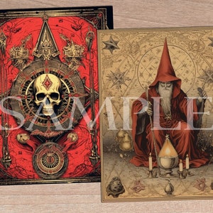 Esoteric Printable Papers, Occult Journal, Junk Journal Kit, Ephemera ...