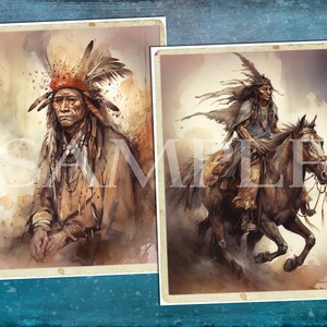 Native American Printable Papers: Junk Journal Ephemera (digital ...