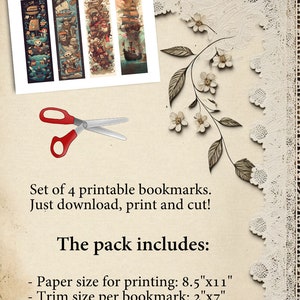 Pirates Printable Bookmarks, Digital Bookmarks, Bookmarks Set, Junk ...
