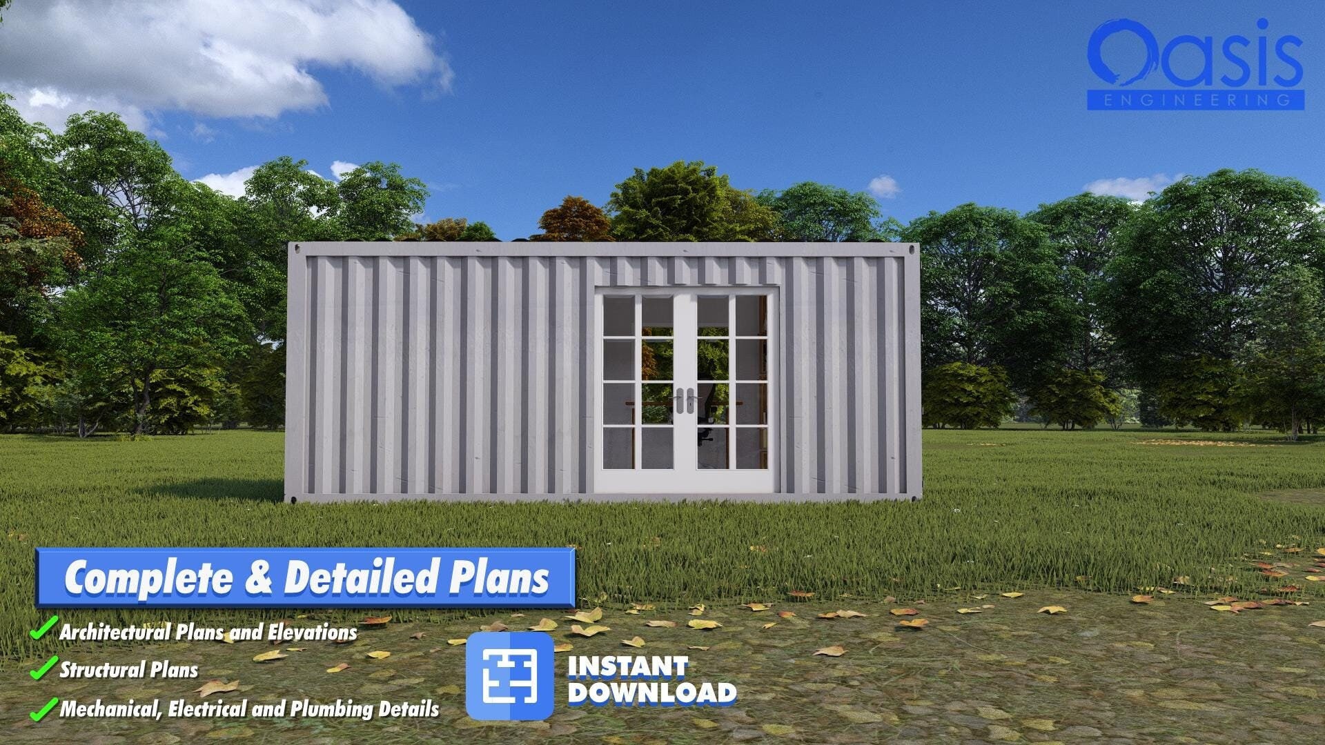 Oasis Container Homes - Custom DIY Plans & Engineering