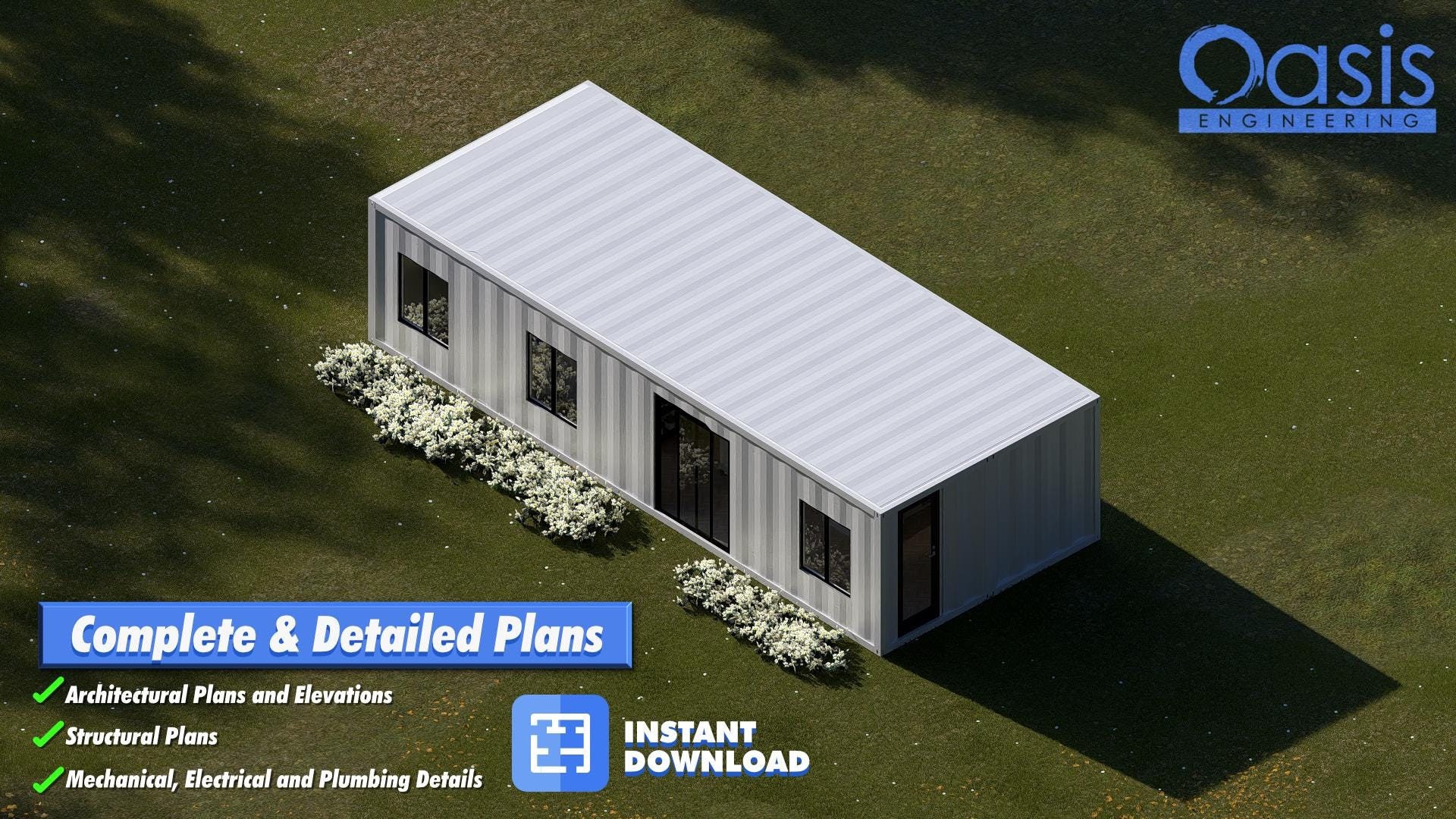 Oasis Container Homes - Custom DIY Plans & Engineering
