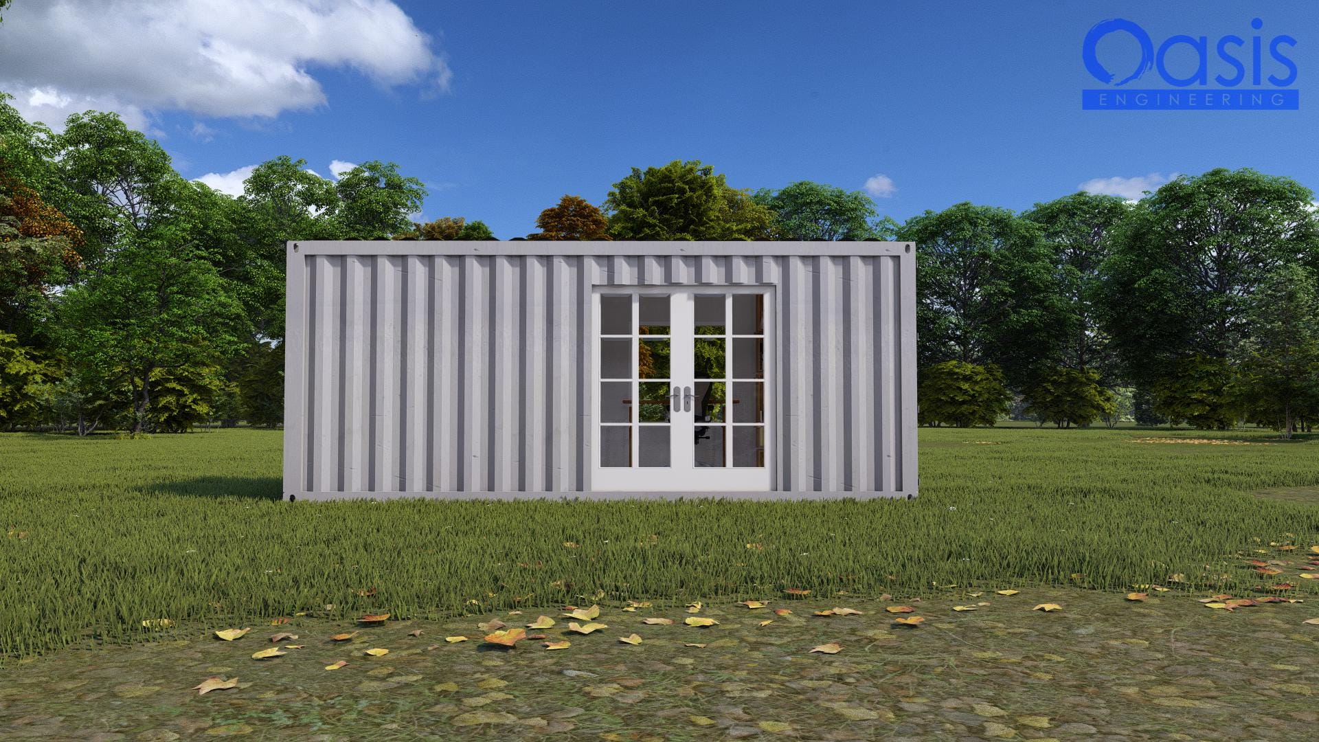 20x8 Shipping Container Tiny Office - Minimalist Living– Ideal for ...