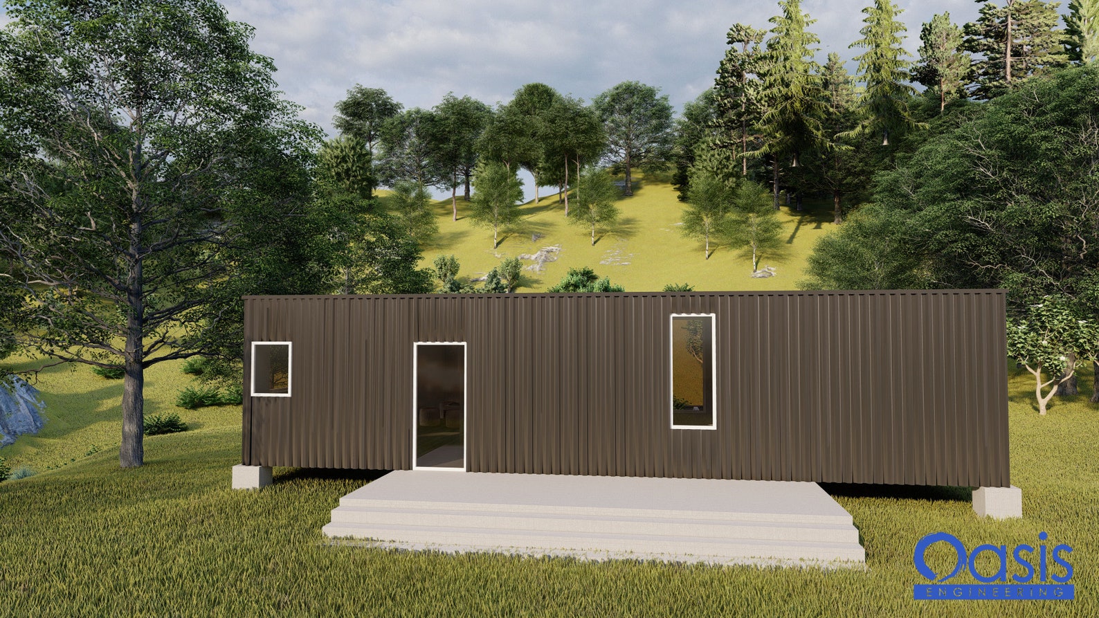 Pre-engineered Shipping Container Home Plans D1 - Etsy Canada