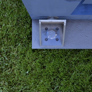 DIY Container Twist Lock Into Existing Foundation: 20ft Shipping ...