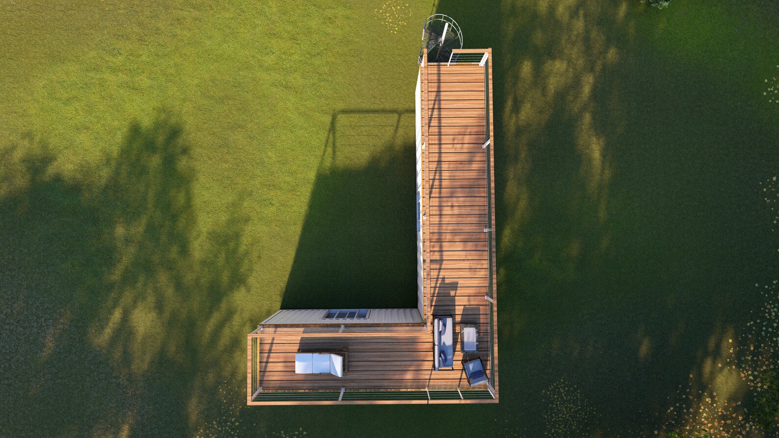 Premium Pre-engineered 480sqft Shipping Container Home Plans: 40ft ...