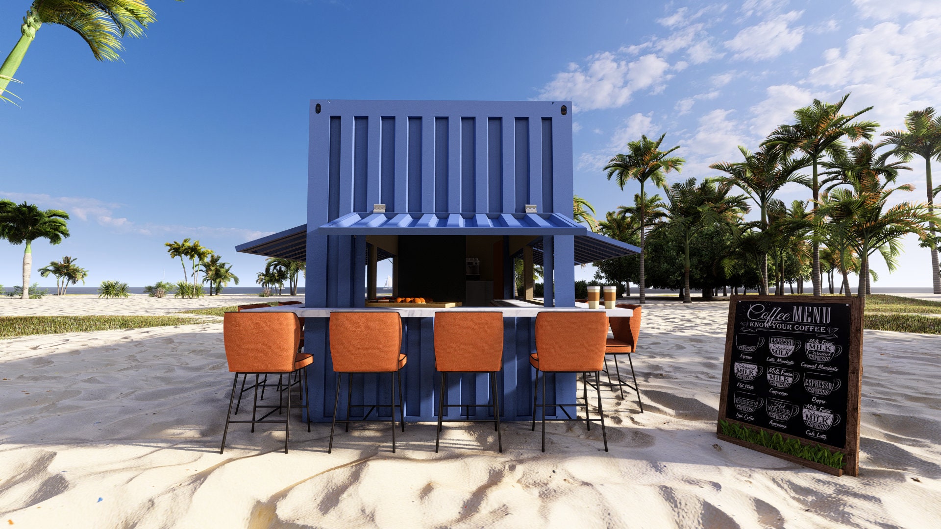 Plans for 20ft Shipping Container Bar: Perfect for Breakfast, Sushi ...