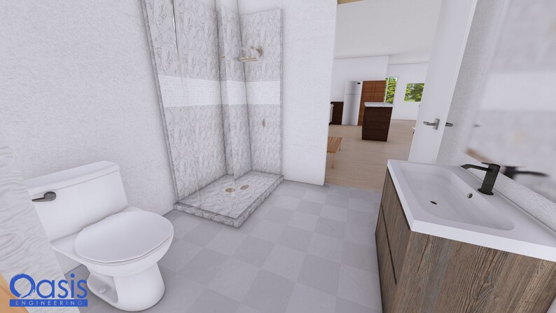 960 Sq Ft Shipping Container Home Plans L-shaped Design With 2 Beds & 2 ...