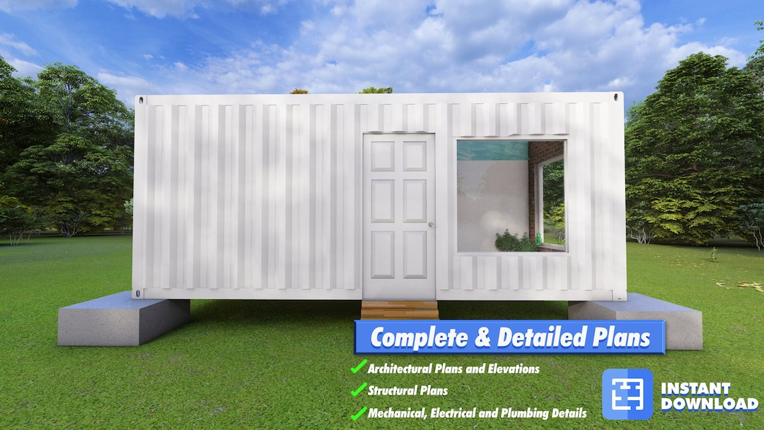 20x8 Shipping Container Zen Studio With Yoga Space, Cold Plunge & Sauna ...