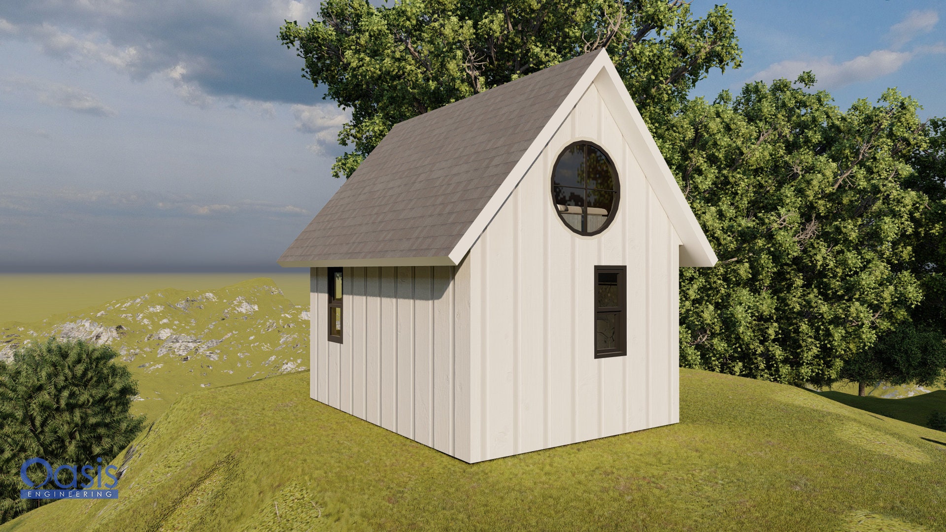 Tiny Home Plans: 16x12ft DIY ADU Plan Set With Loft Bedroom - Etsy