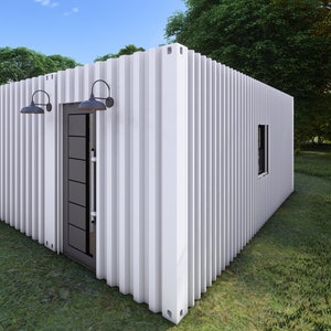Shipping Container ADU Plans - 320 Sq-ft Studio - Etsy