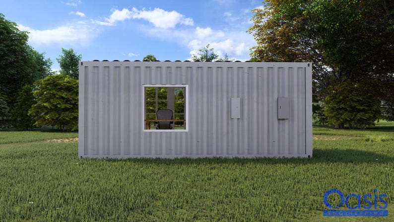 20x8 Shipping Container Tiny Office - Minimalist Living– Ideal for ...