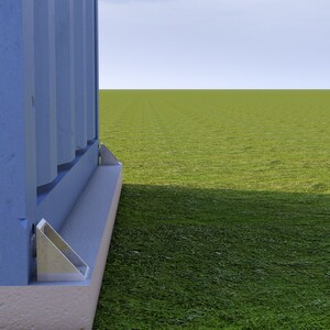 DIY Container Twist Lock Into Existing Foundation: 20ft Shipping ...