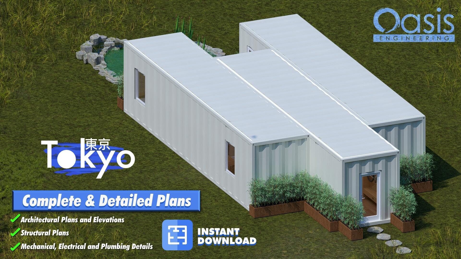 Oasis Container Homes - Custom DIY Plans & Engineering