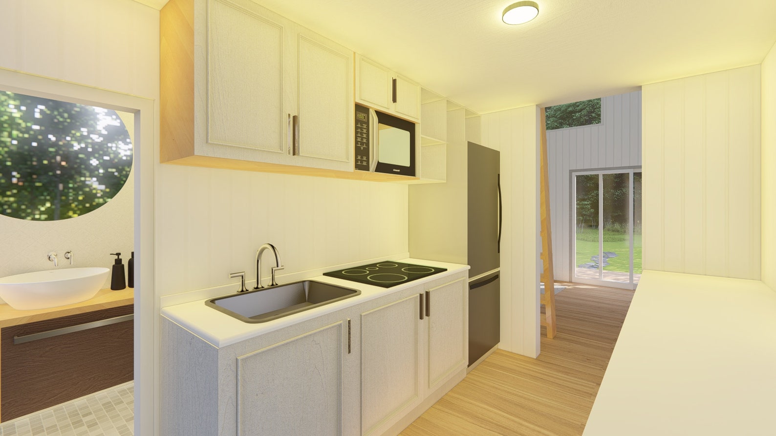 Tiny Home Plans: 24x12ft DIY ADU Plan Set With Loft Bedroom - Etsy