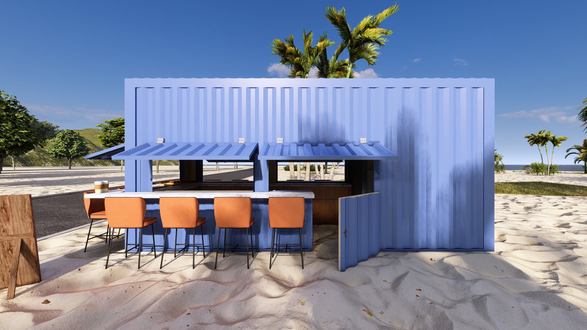 Plans for 20ft Shipping Container Bar: Perfect for Breakfast, Sushi ...