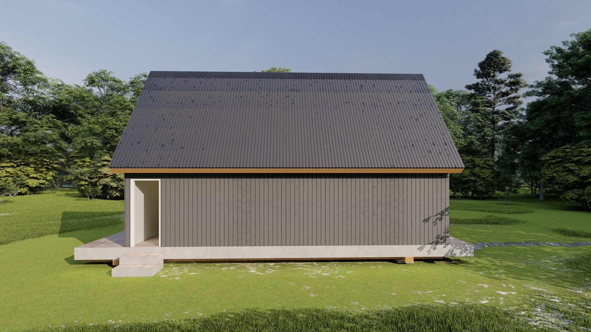 Tiny Home Plans: 24x12ft DIY ADU Plan Set With Loft Bedroom - Etsy