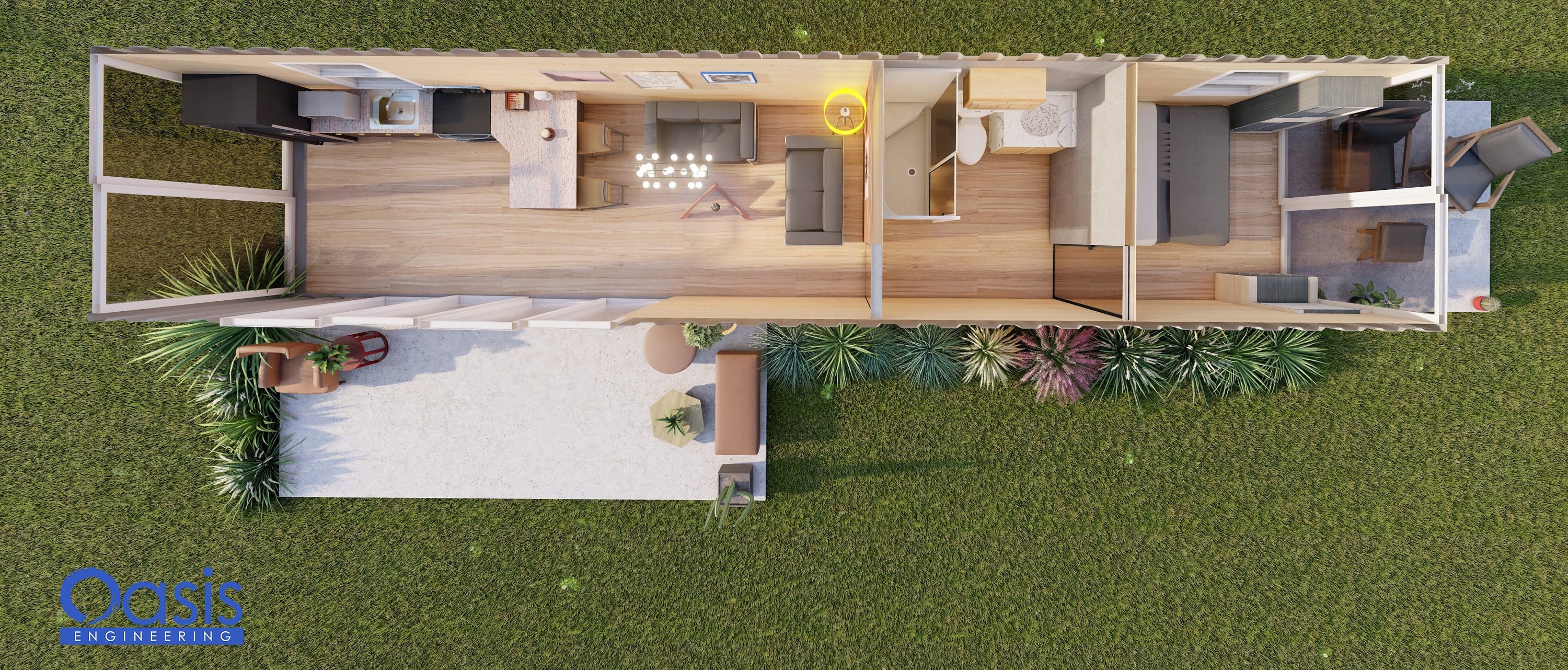 Container Home Plans – A1: Engineered Blueprints for 40ft Shipping ...