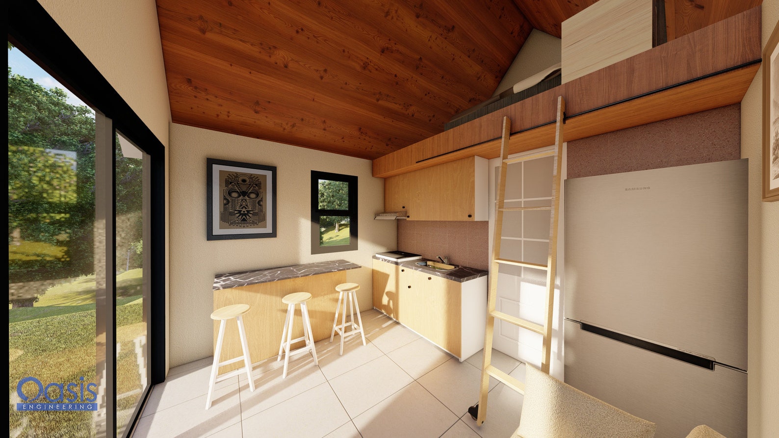 Tiny Home Plans: 16x12ft DIY ADU Plan Set With Loft Bedroom - Etsy