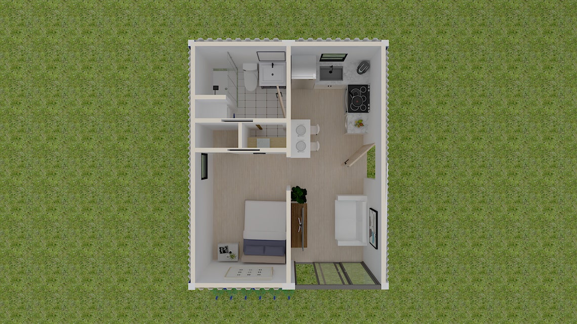 Shipping Container Home double 20ft Plans for DIY Builders - Etsy Canada