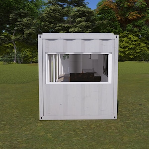 40ft High Cube Container Home – 1 Bed, 1 Bath, Kitchen/living Area ...