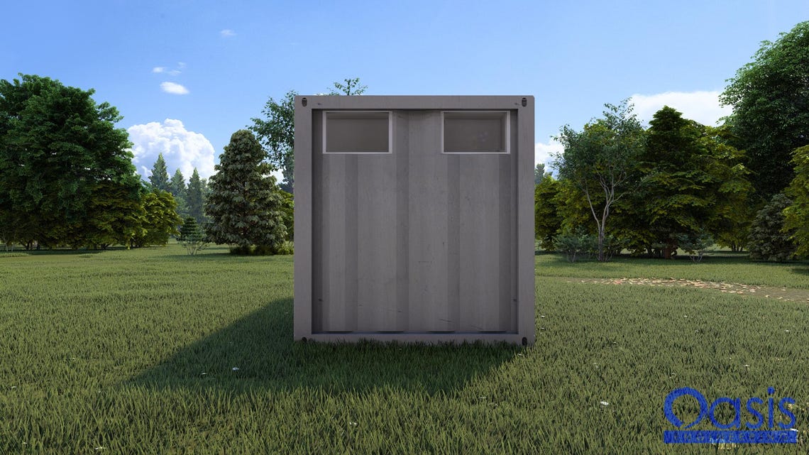 20x8 Shipping Container Tiny Office - Minimalist Living– Ideal for ...