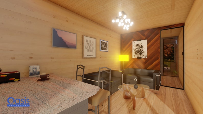 Container Home Plans – A1: Engineered Blueprints for 40ft Shipping ...