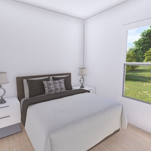 Tiny Home on Wheels Plans - 364 SQ-FT | 2 Bed, 1 Bath With Central ...
