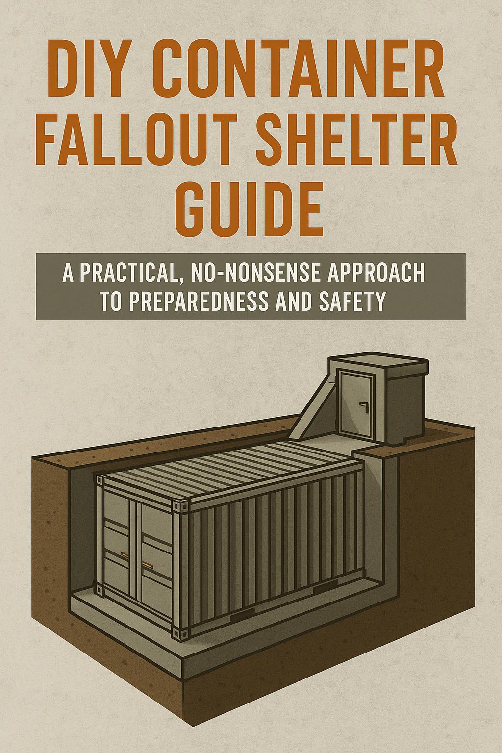 Shipping Container Nuclear Bunker Blueprint – DIY Underground Shelter ...