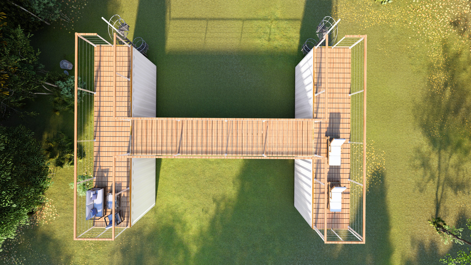 Innovative 960sqft Pre-engineered Shipping Container Home Plans: H ...