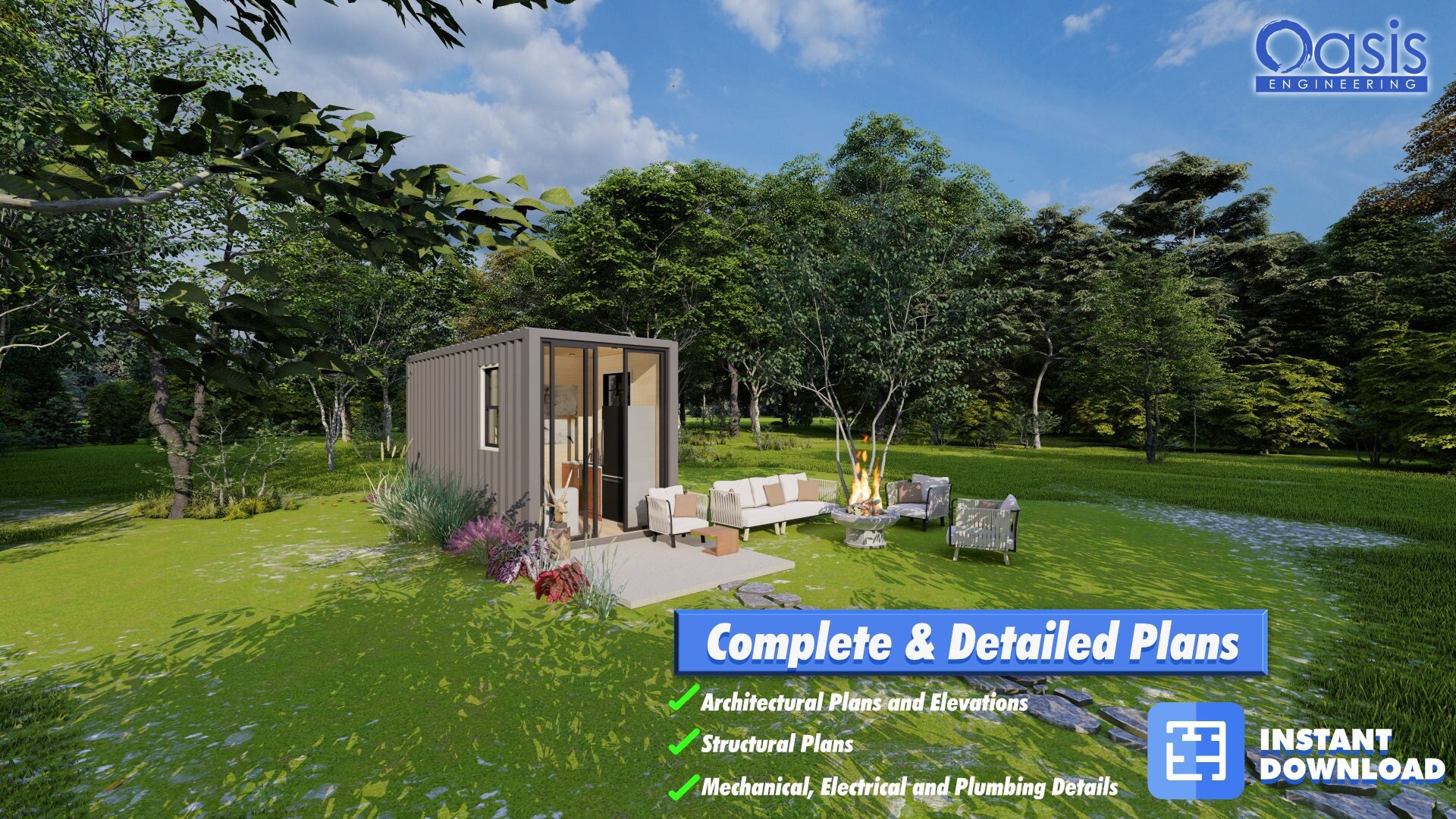 Oasis Container Homes - Custom DIY Plans & Engineering
