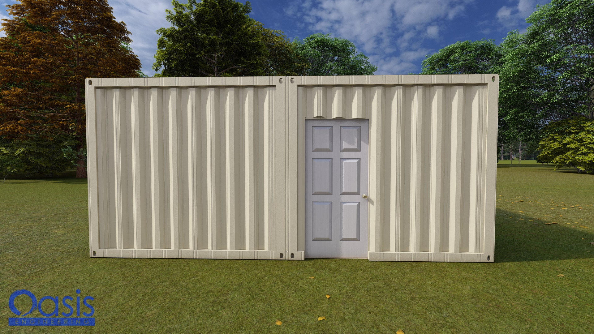 40ft Double Container Home Plans – Spacious One Bedroom Studio With ...