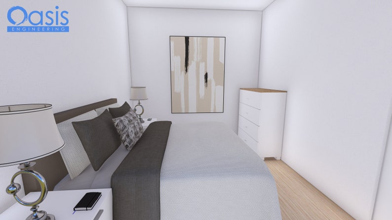Tiny Home on Wheels Plans - 364 SQ-FT | 2 Bed, 1 Bath With Central ...