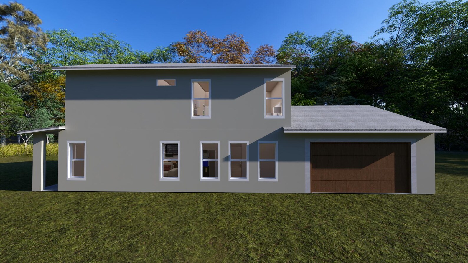 Bliss Home Plan – Classic 2,066 Sqft Single Family House (PDF & DWG) - Etsy