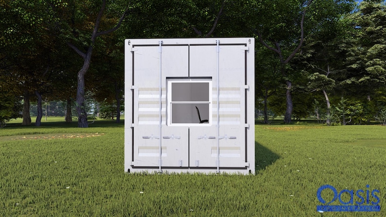 20x8 Shipping Container Tiny Office - Minimalist Living– Ideal for ...