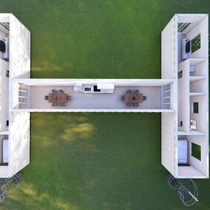 Innovative 960sqft Pre-engineered Shipping Container Home Plans: H ...