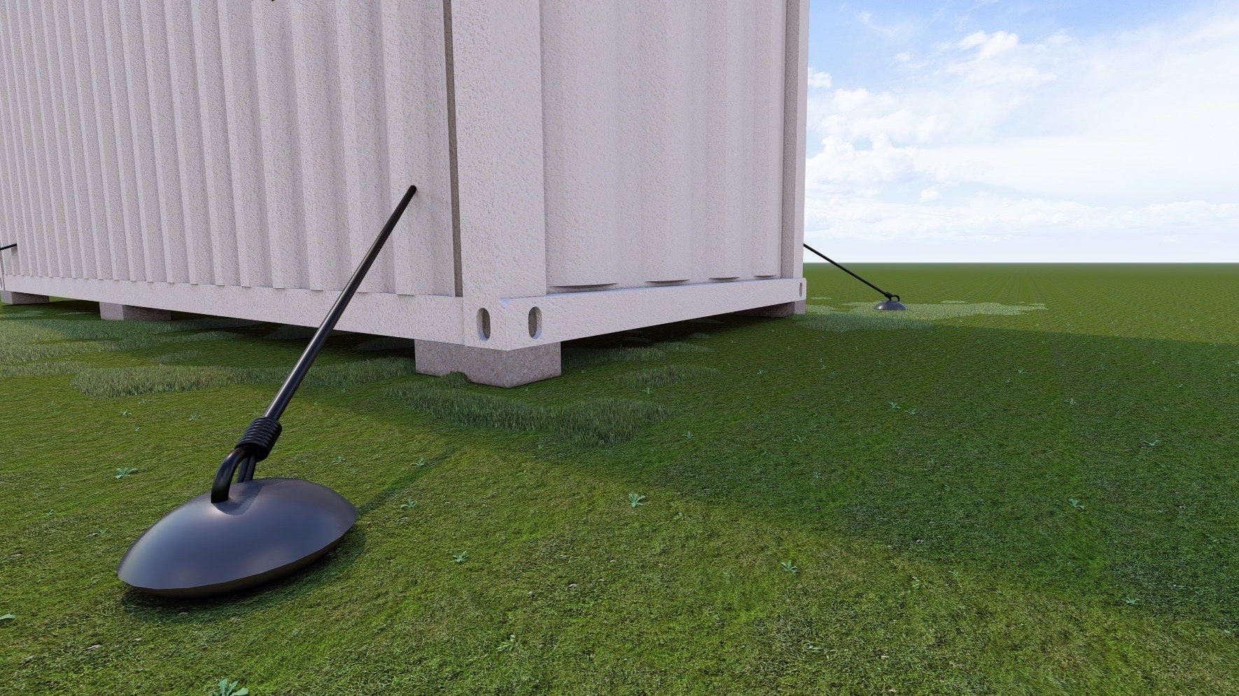 DIY Concrete Block Foundation Plan for 20ft Shipping Container Storage ...