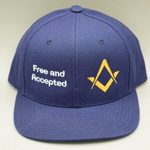 Free and Accepted Hat - Etsy
