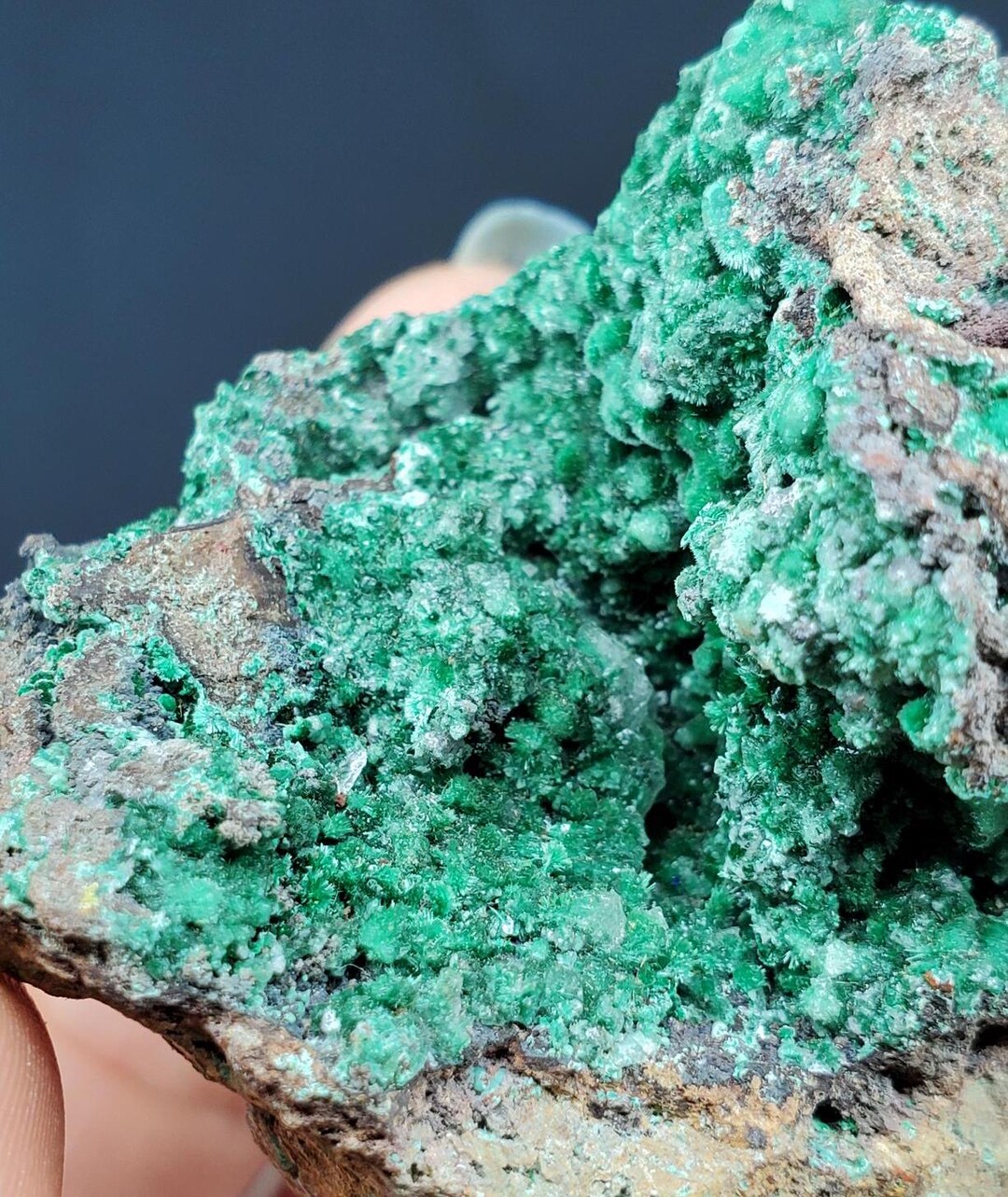 Fibrous Malachite Specimen | Copper Mineral | Natural Copper Malachite ...