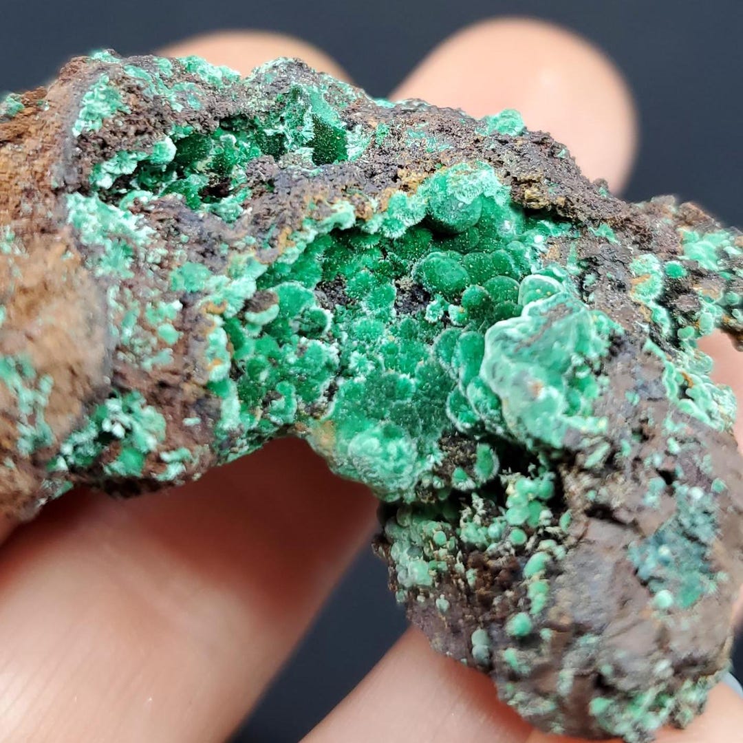 Fibrous Malachite Specimen Copper Mineral Natural Copper Malachite Home ...