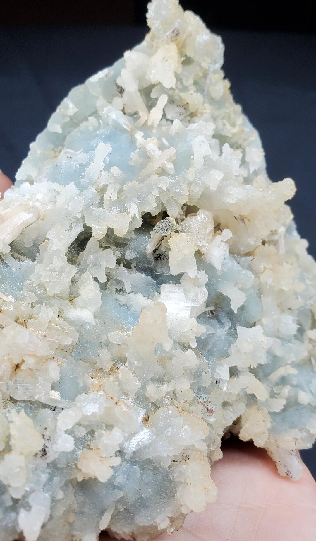 Blue Calcite | Zeolite Specimen | Home Decor | Mineral Specimen ...